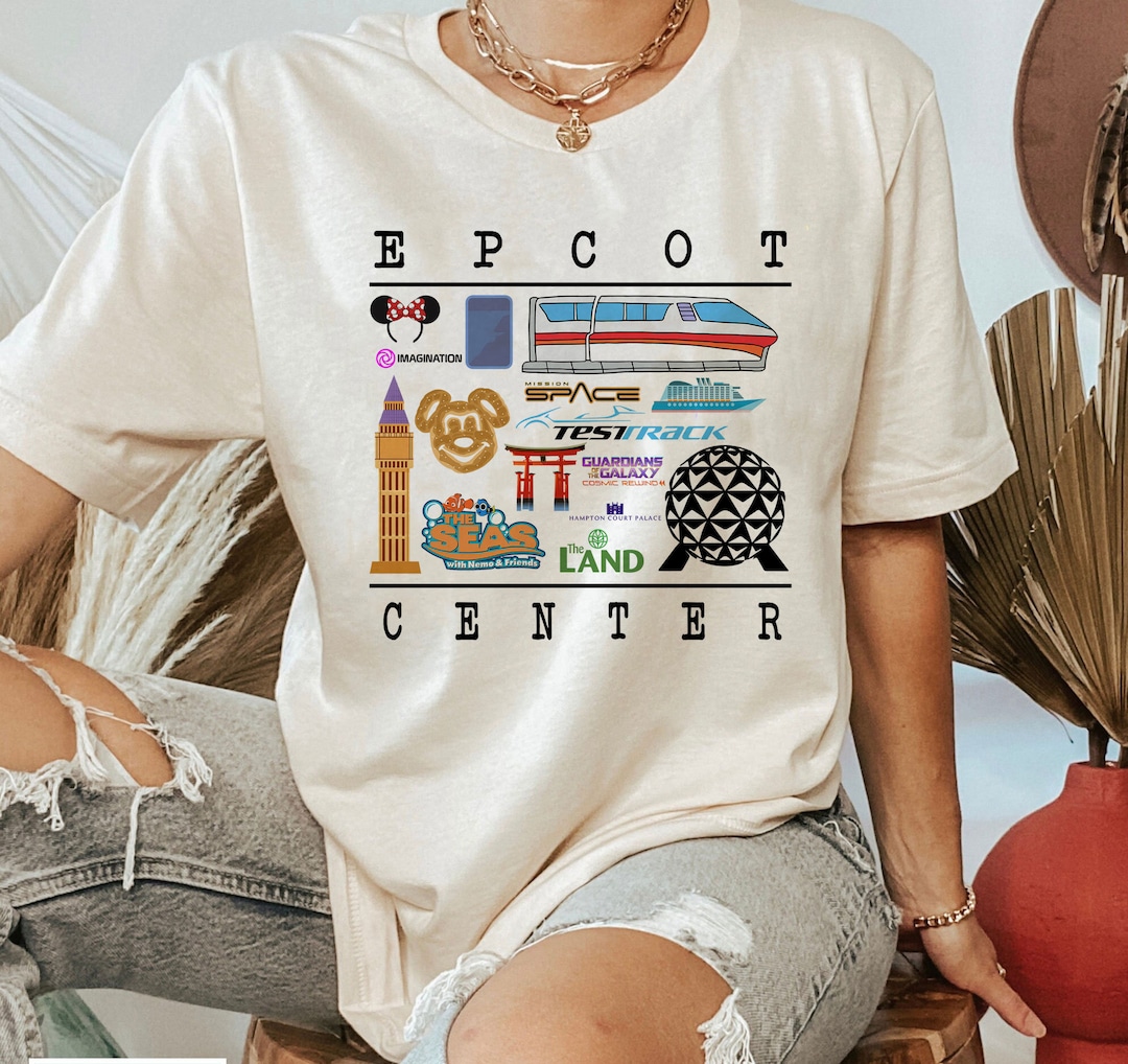 Epcot Center Shirt Disney Friends Epcot Shirts Epcot World - Etsy