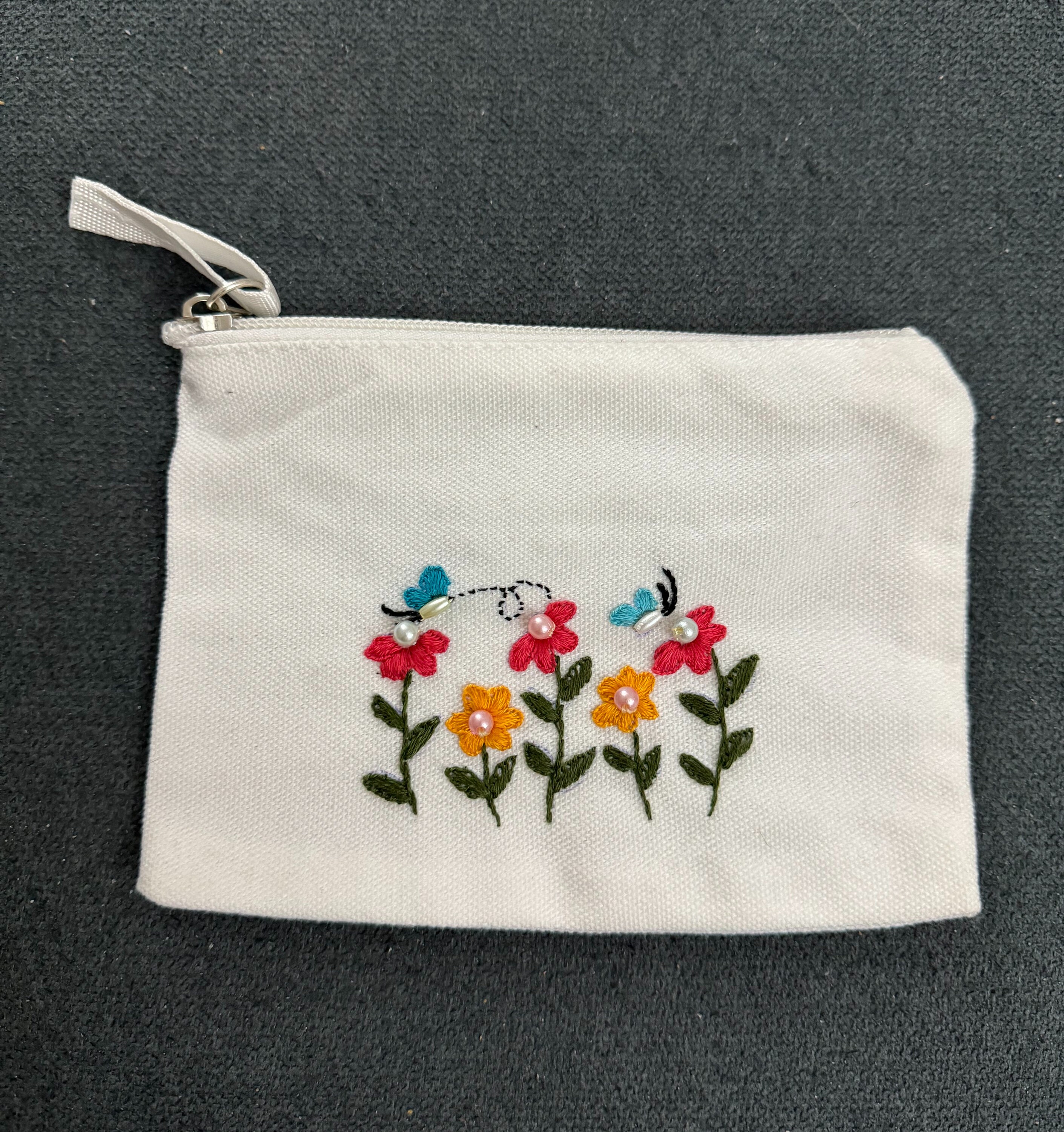 Hand Embroidered Pouches - Etsy
