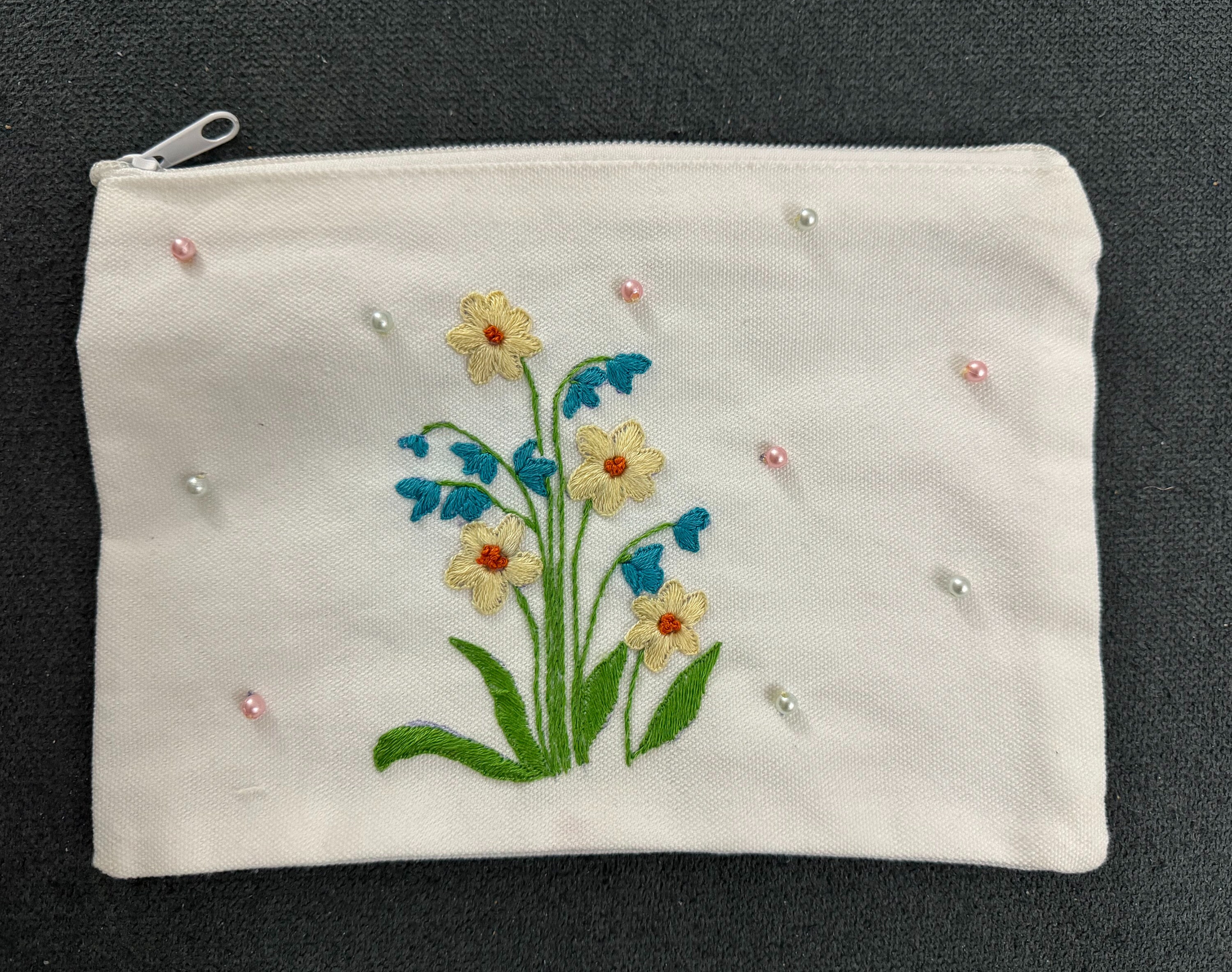 Hand Embroidered Pouches - Etsy