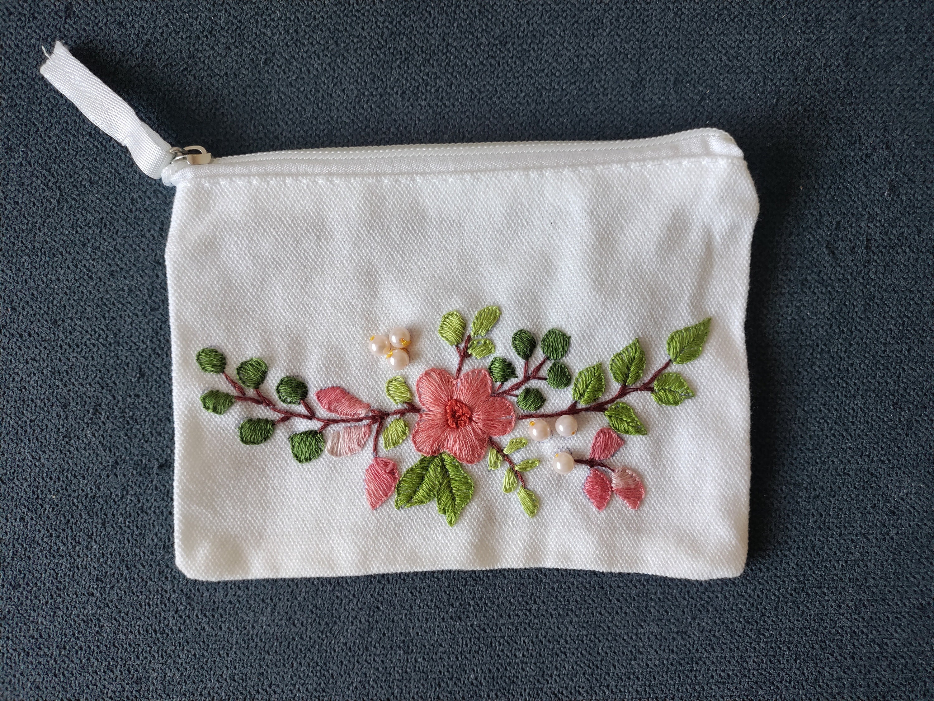 Hand Embroidered Pouches - Etsy