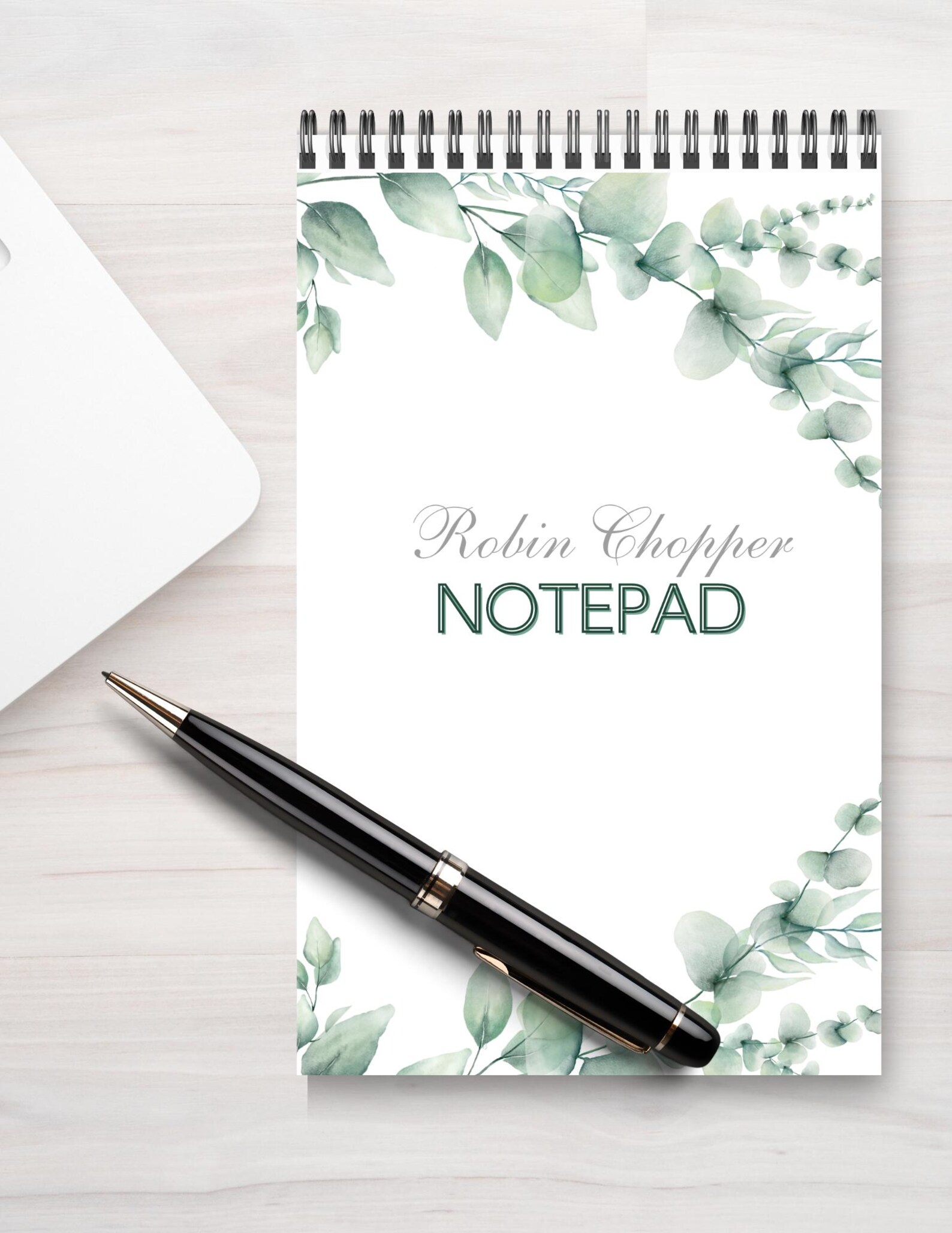 Personalized Notepad, Back to School Custom Notepad, Spiral Top Bound ...