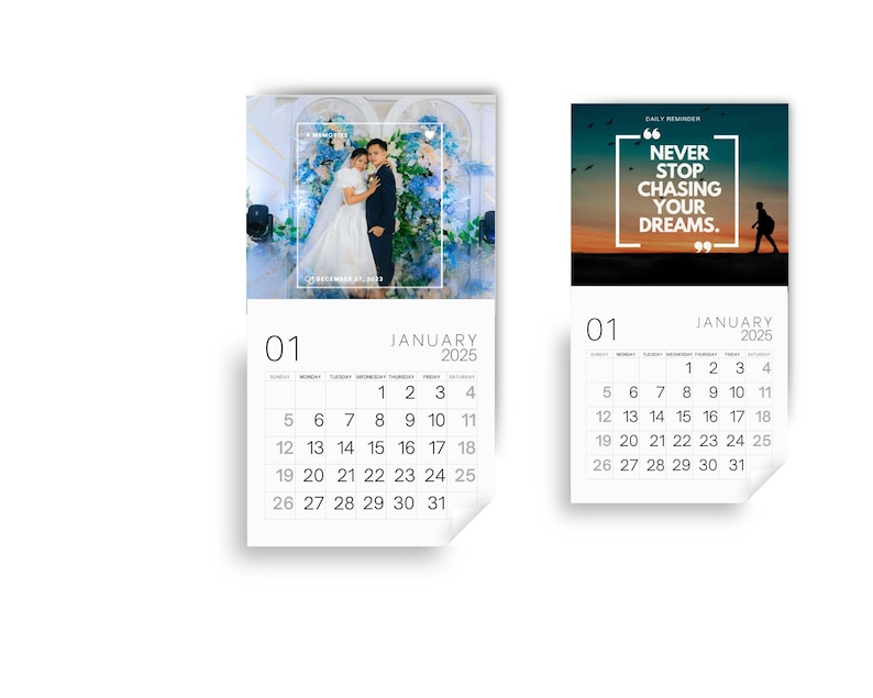 2026 Magnetic Refrigerator Calendar, Personalized Gift - Etsy