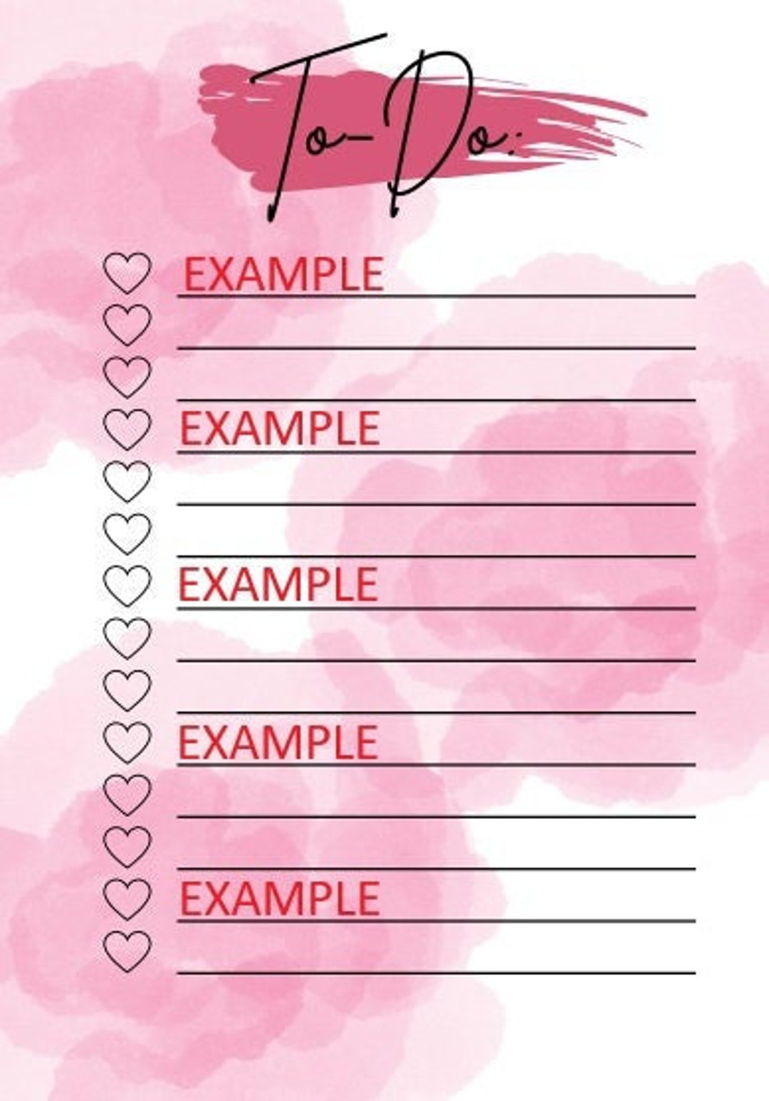 To-do List Worksheet - Printable - Etsy