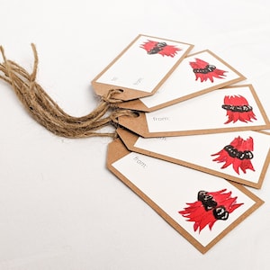 Handmade Native Australia Watercolour Print Gift Tags - Etsy