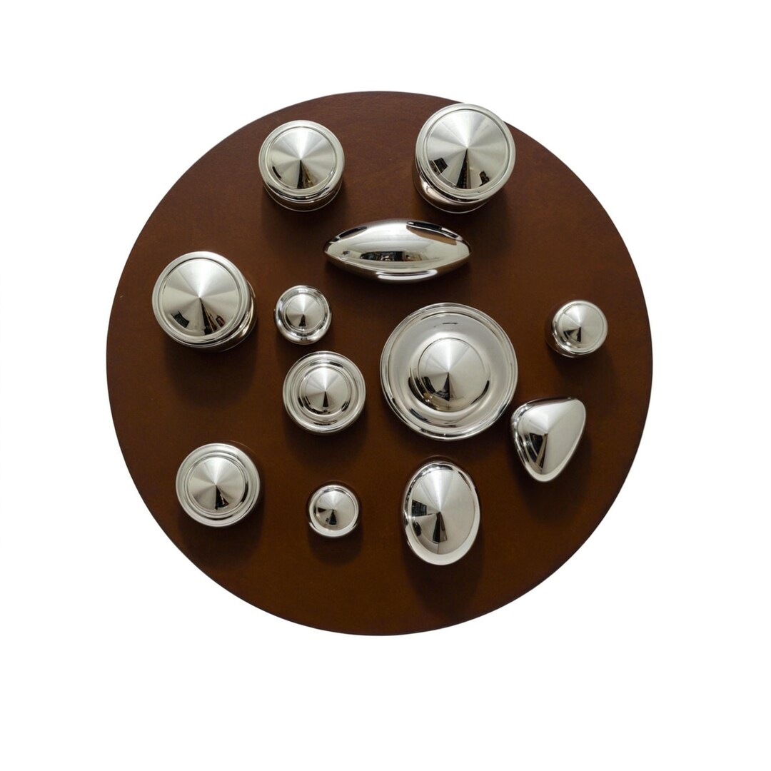 Liquid Silver Glass Balls Wall Spheres - Etsy
