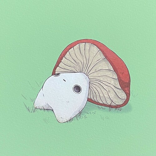 Mushling Identification Print Mushroom Botanical Fine Art - Etsy Australia