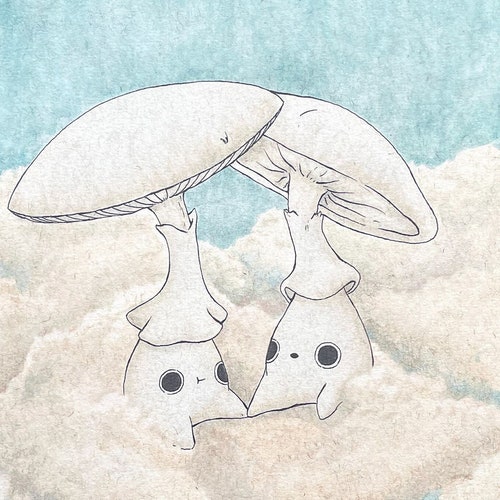 Mushling Identification Print Mushroom Botanical Fine Art | Etsy UK