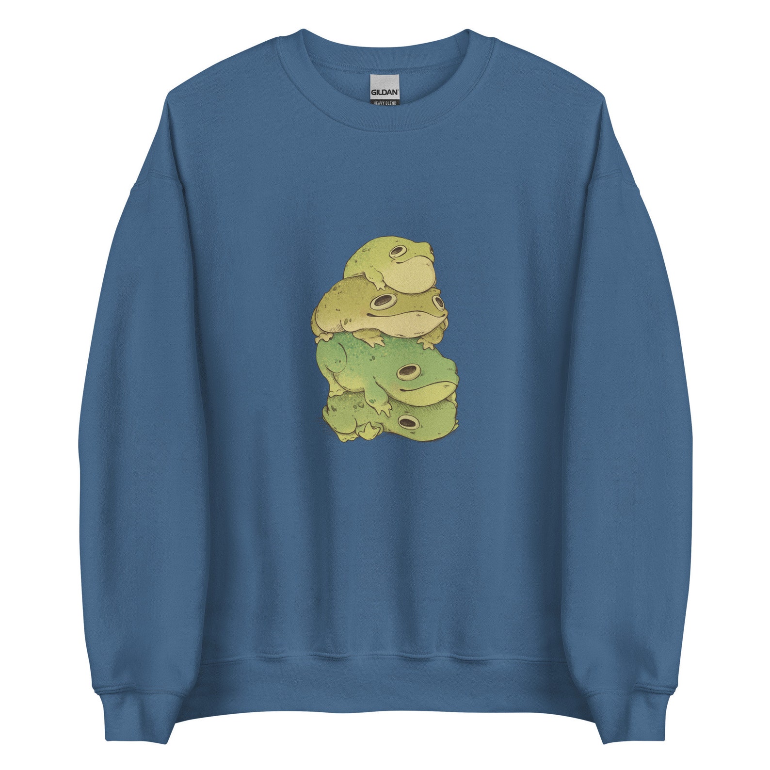 Frog Stack Sweatshirt Cute Froggy Sweater - Etsy
