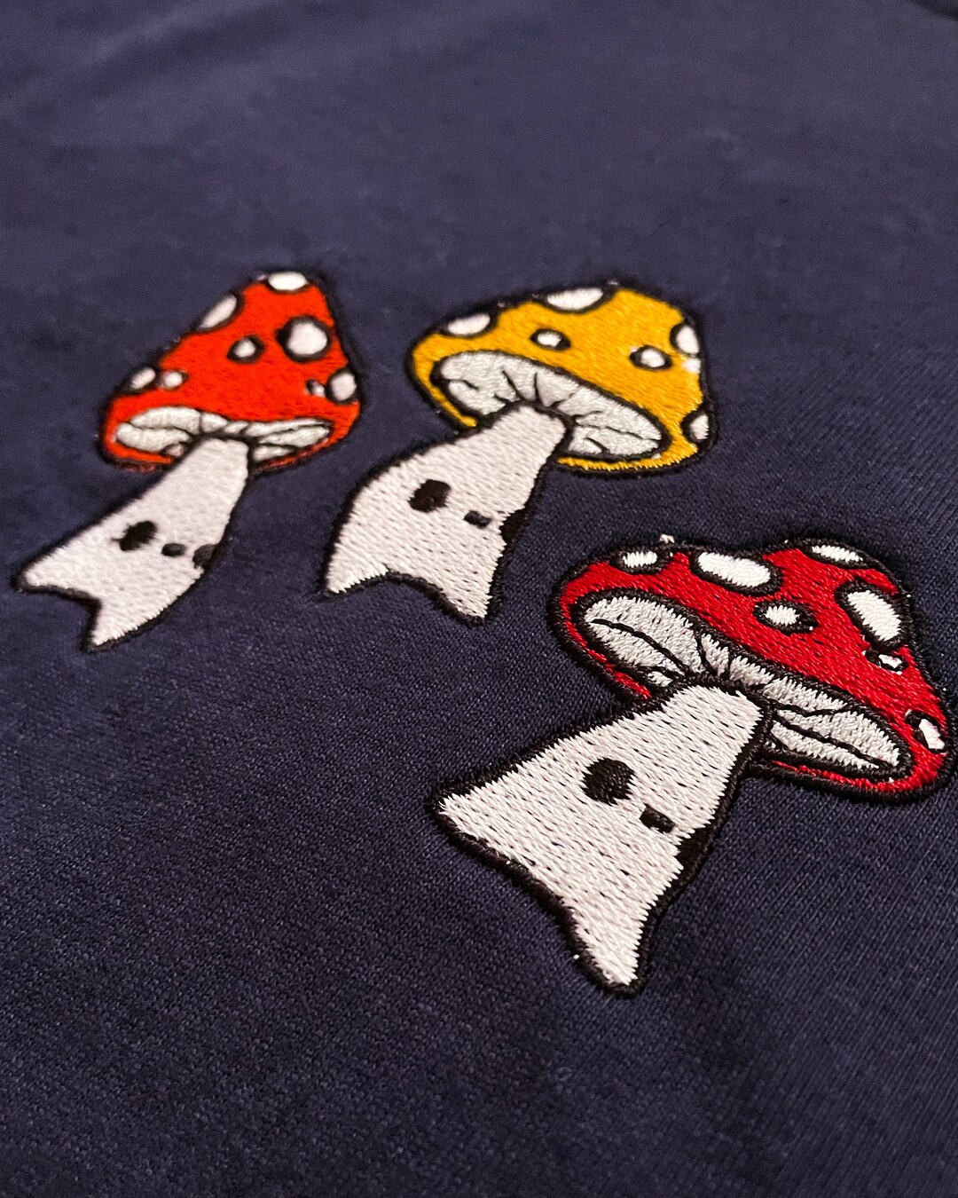 Embroidered Rainbow Mushlings Tee Embroidered Mushroom Shirt - Etsy
