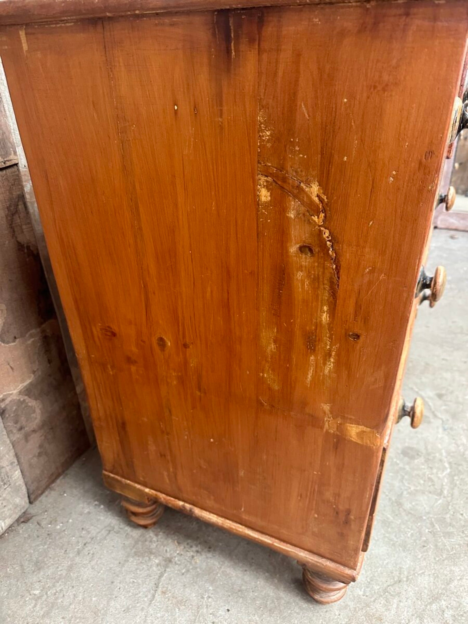 Antique Victorian Pine Two Over Two Chest of Drawers, C 1870 - Etsy