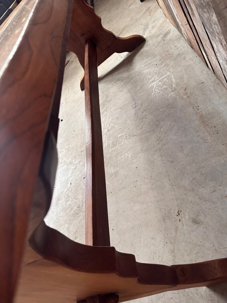 Vintage Arts & Crafts Handmade Yew Refectory Dining Table - Etsy UK