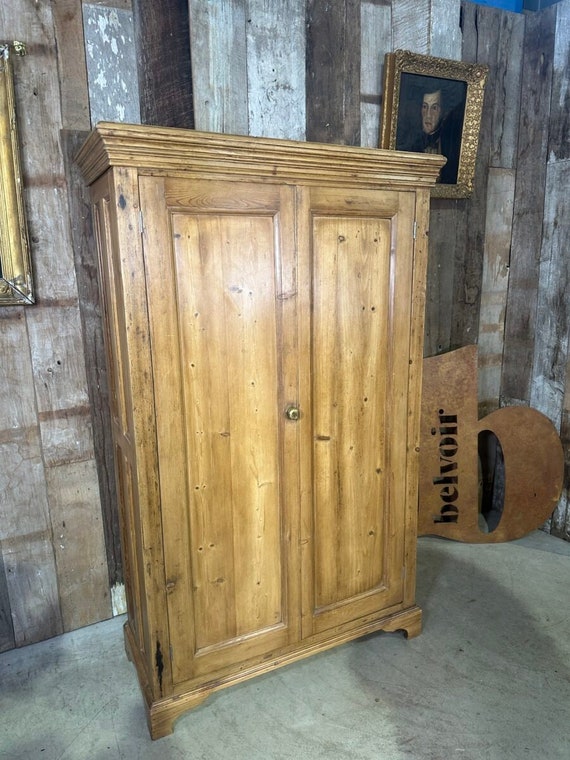 Victorian pine cupboard store
