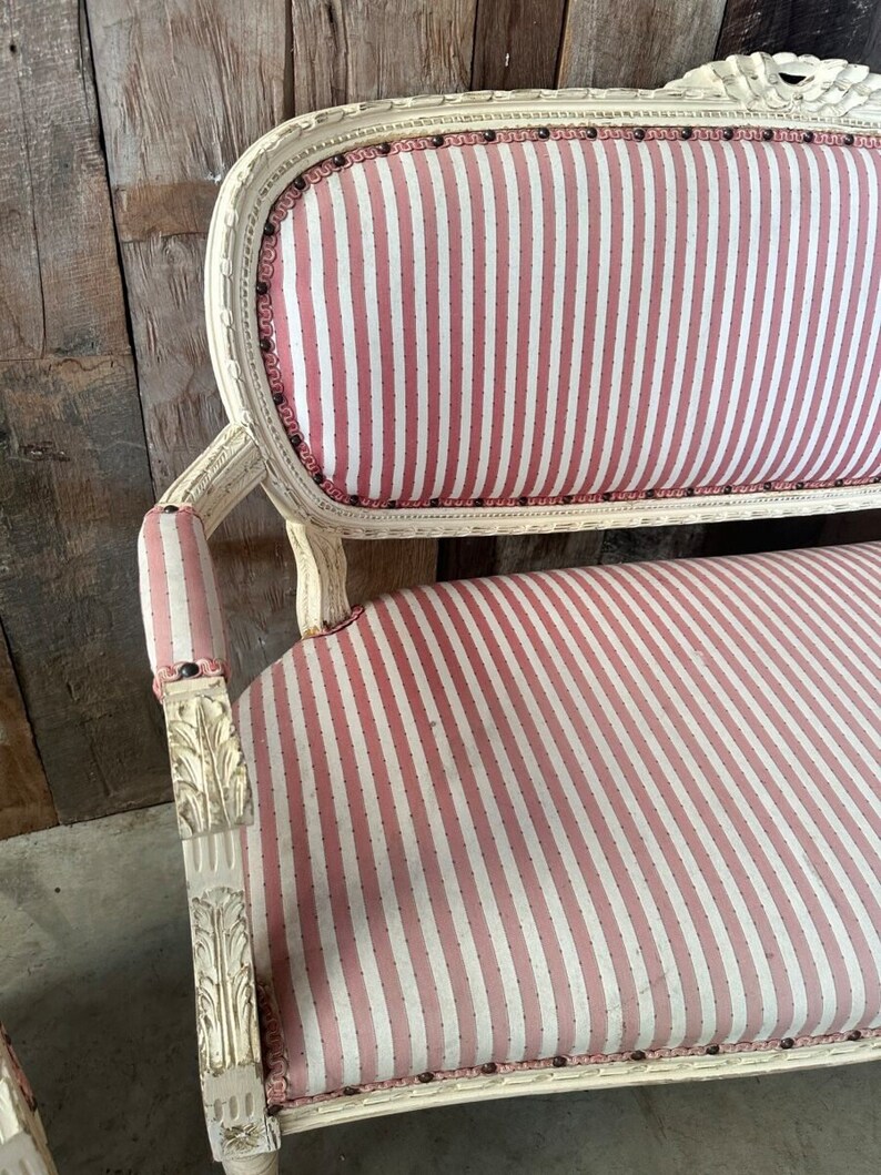 Vintage French Salon Three-piece Suite - Etsy UK