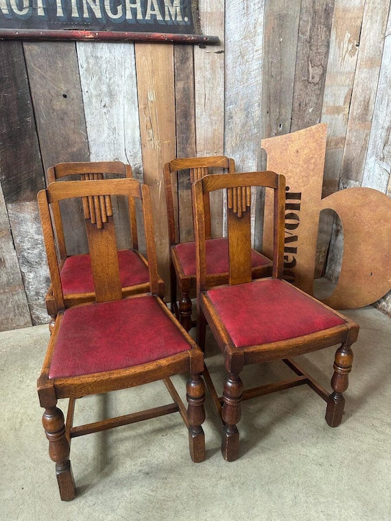 Antique dining chairs set of 4 store