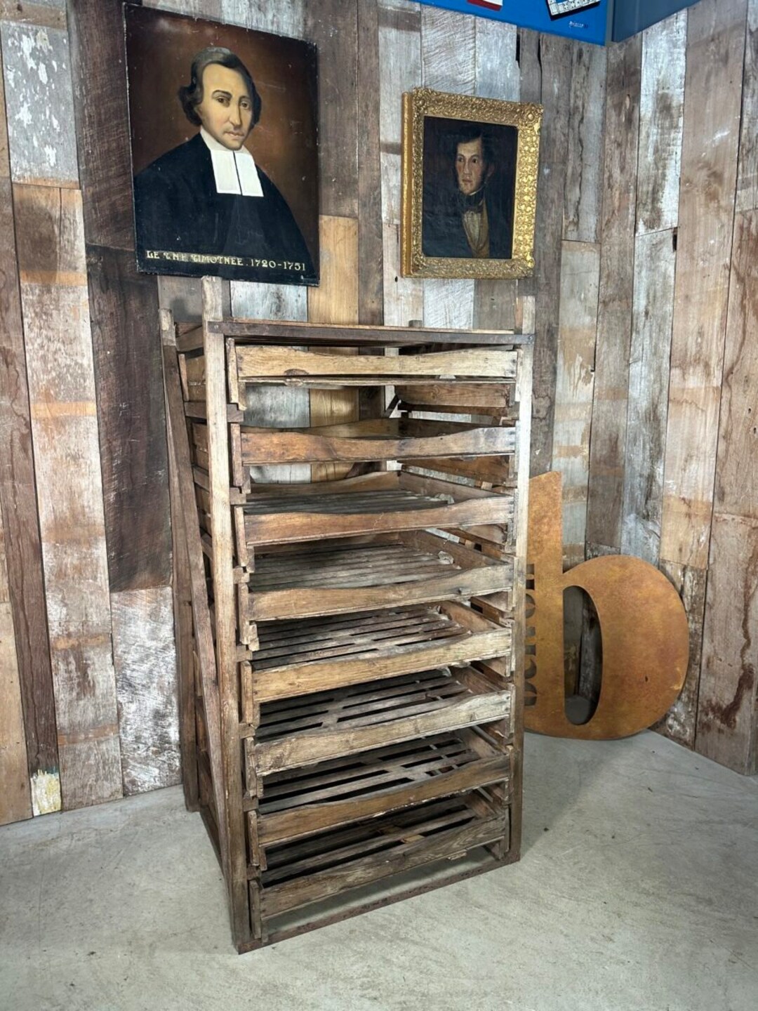 Antique French Pine Bakers Bread Rack, C 1870 - Etsy