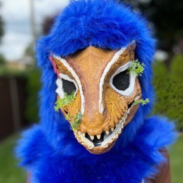 Dino Mask - Etsy