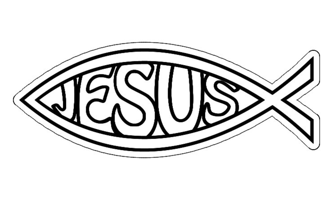 Christian Fish Symbol (jesus Fish) Laser Cut, CNC Router, Cricut ...