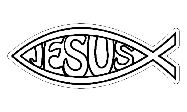 Christian Fish Symbol (jesus Fish) Laser Cut, CNC Router, Cricut ...