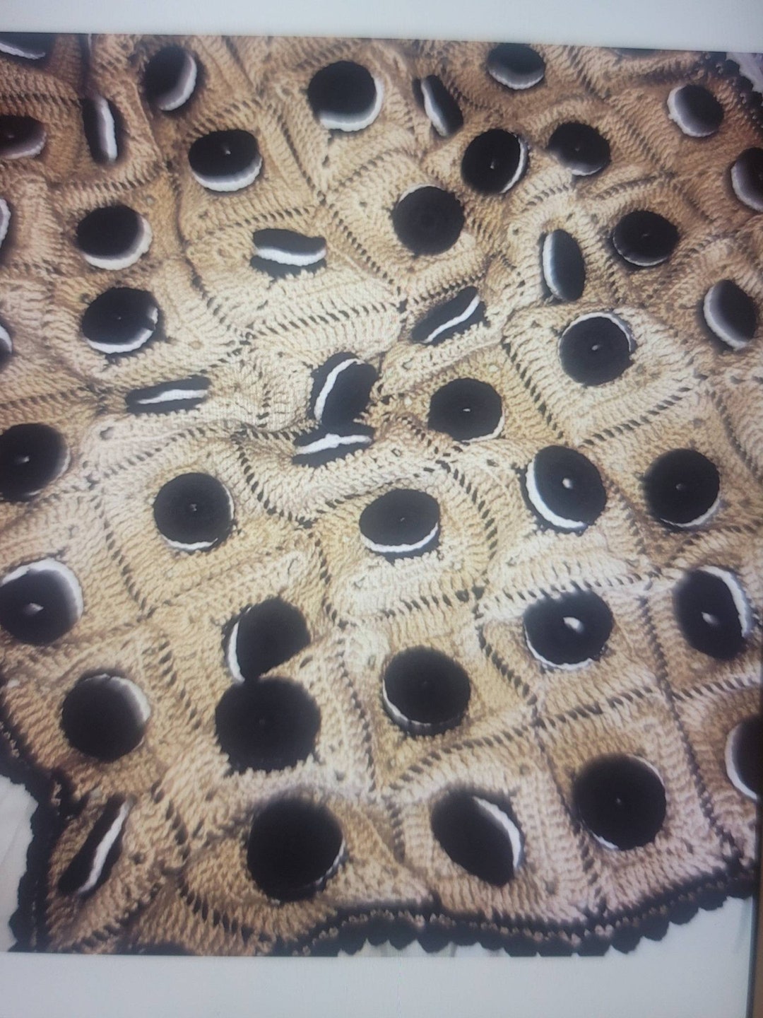 Crochet Oreo Cookie Blanket - Etsy