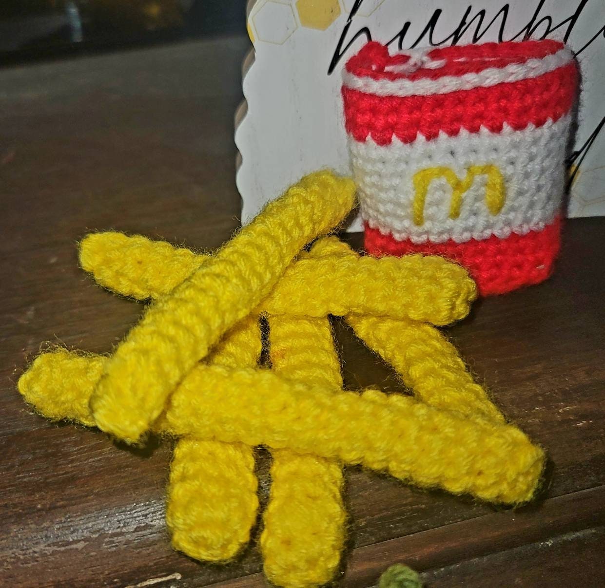 Crochet Play Food French Fries Finished Product - Etsy