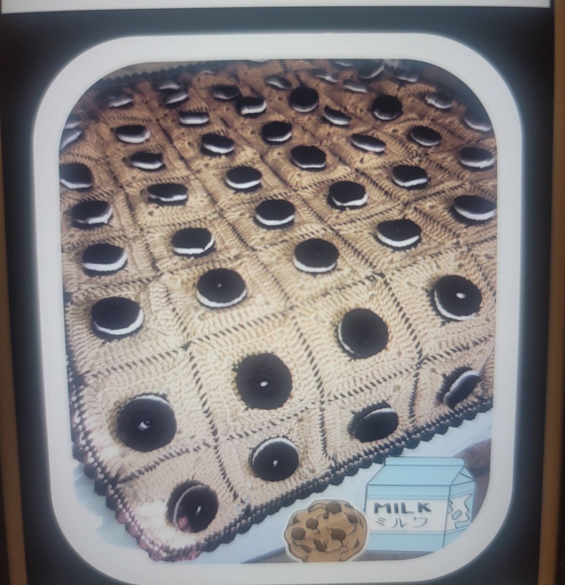 Crochet Oreo Cookie Blanket - Etsy
