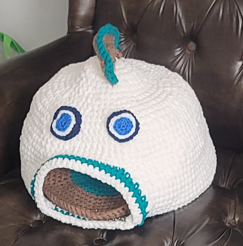 Crochet Pattern Fish Cat Cave or Small Pet Cave Cat Bed Digital PDF W ...