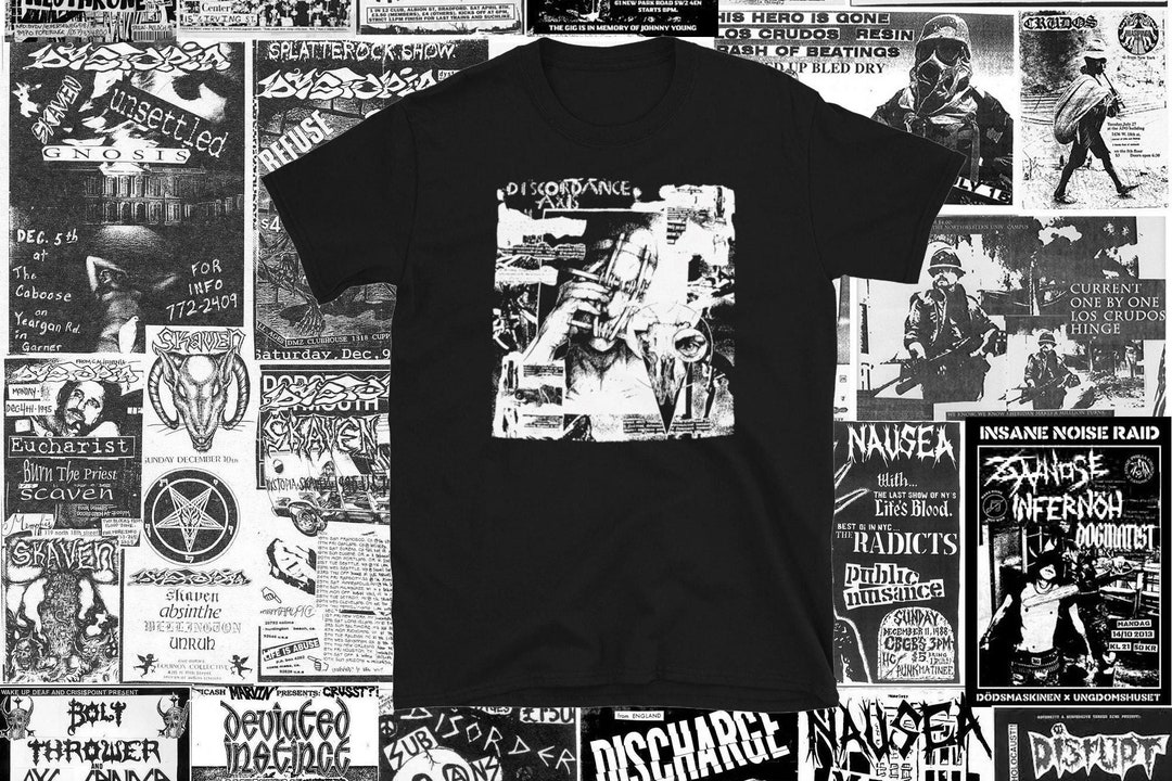 Discordance Axis Short Sleeve Shirt Punk Crust Dbeat Hardcore Punk - Etsy