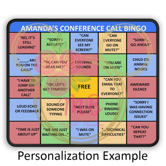 Conference Call Bingo