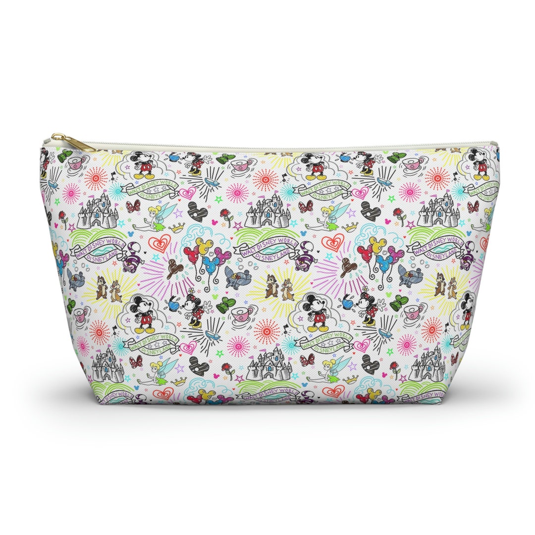 Disketches Pouch - Disney Parks Pouch - Disney - Zipper Accessory Pouch ...