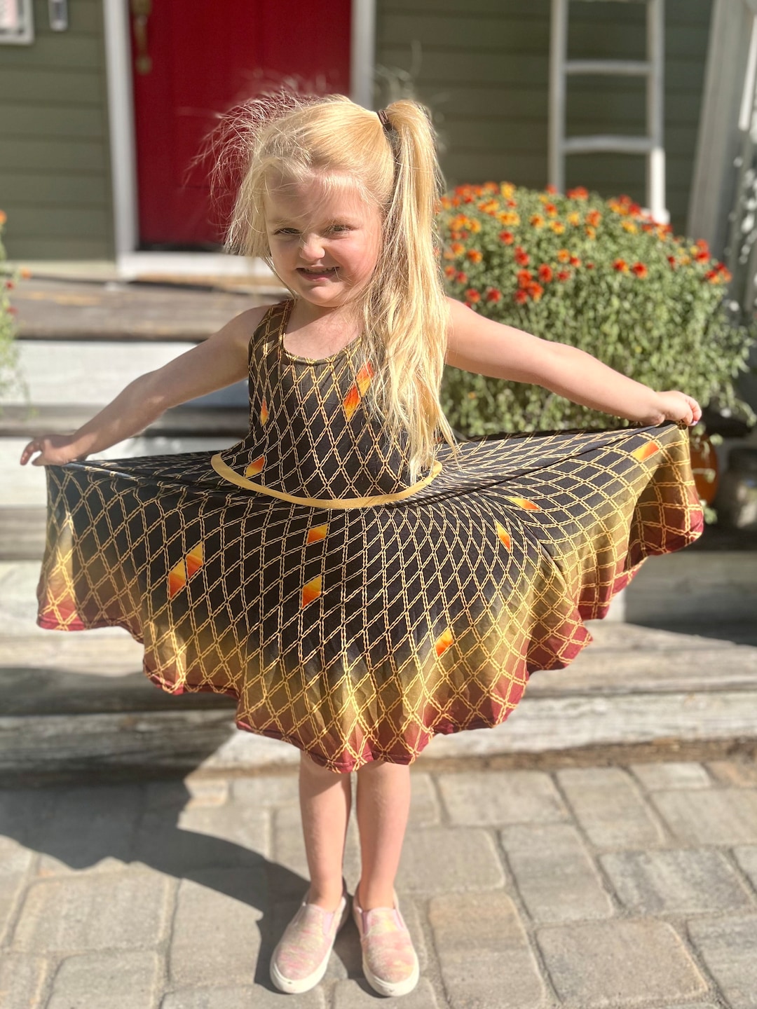 Ember - Elemental - Pixar-kid's Sleeveless Dress - Disney Bounding - Etsy