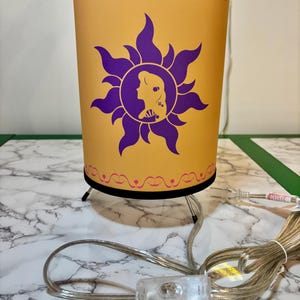 Tangled Inspired Lantern , Rapunzel Lantern Inspired, Tripod Lamp With ...