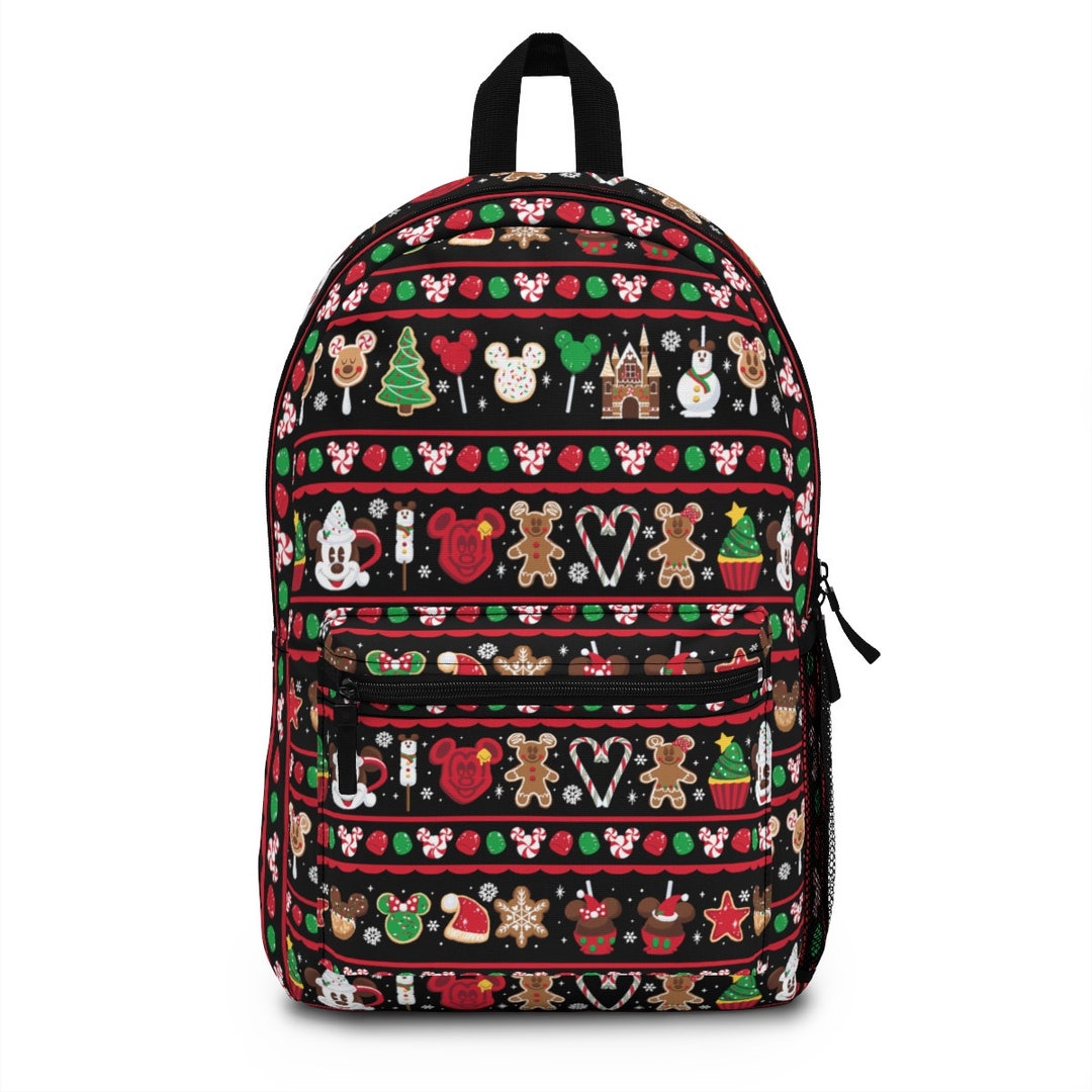 Christmas Holiday Disney Treats Backpack - Disney Backpack - School ...
