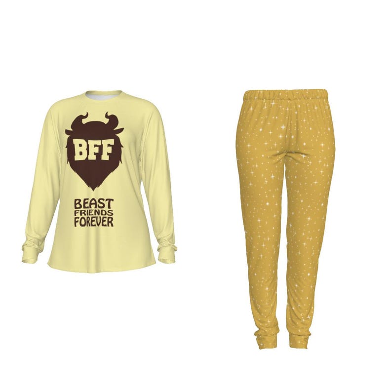 BFF Beast Friend Forever - Belle - Disney - Women's Pajamas - Comfy ...