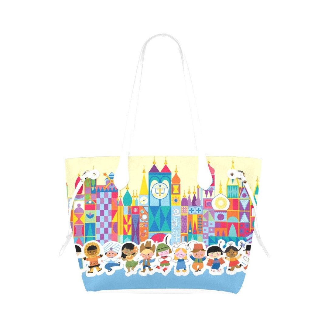 It's a Small World Purse/tote - Disney Purse- Disney Shoulder Handbag ...