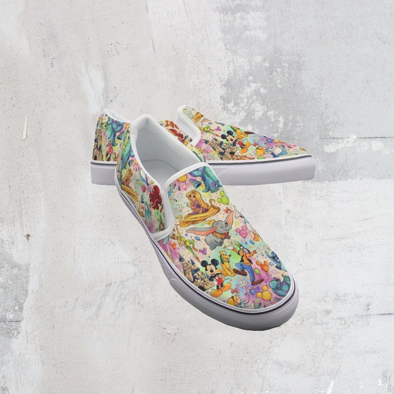 Disney Character Shoes Disney Bounding Rainbow - Etsy