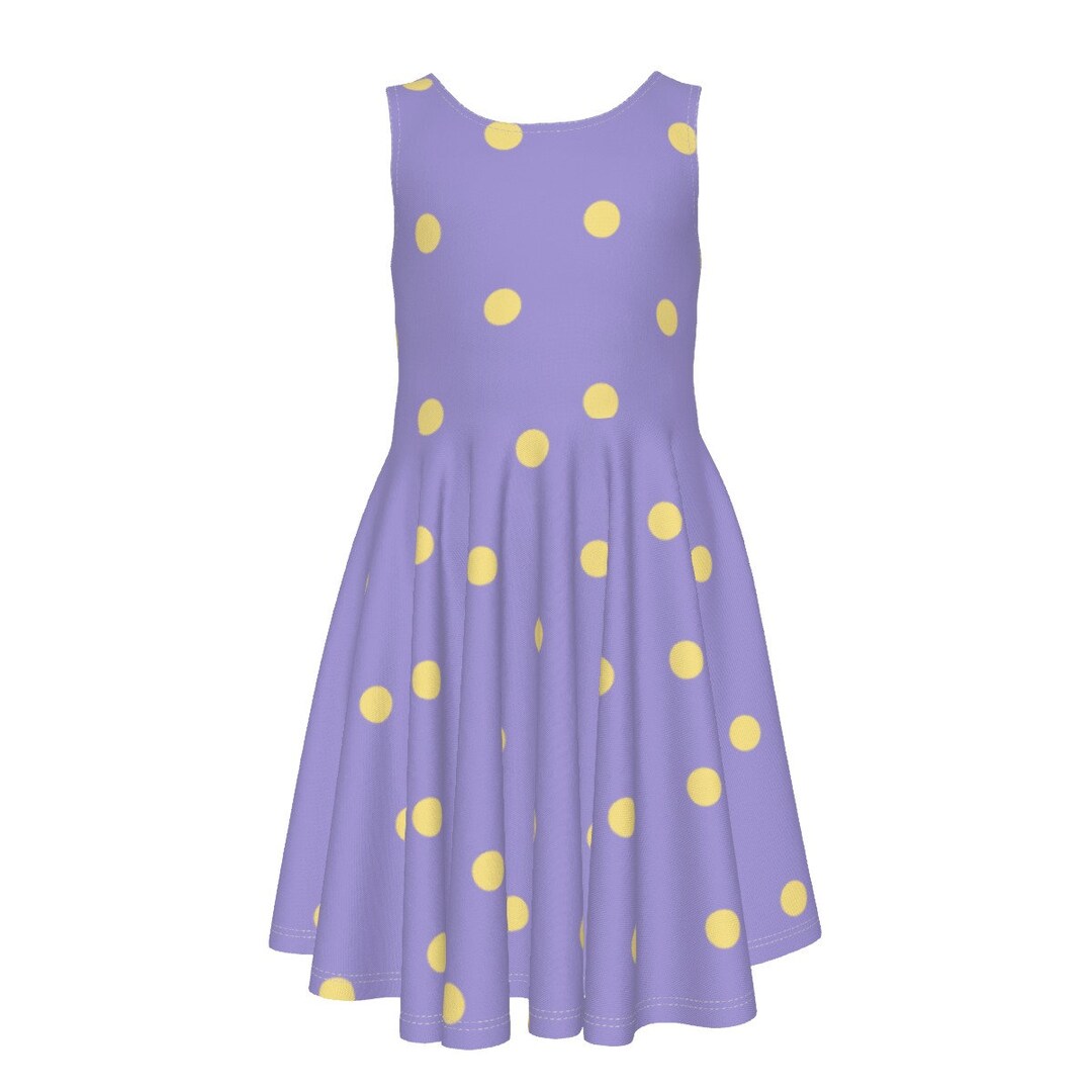 Inside Out 2 - Envy Twirl Dress - Pixar - Kid's Sleeveless Dress - Etsy