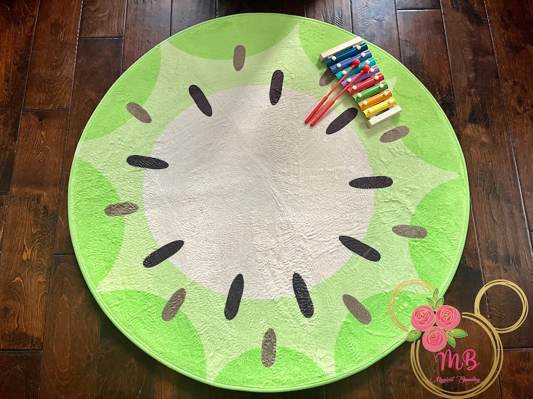 Kiwi Mat - Playroom Mat - Kid's Rug - Playmat - Etsy