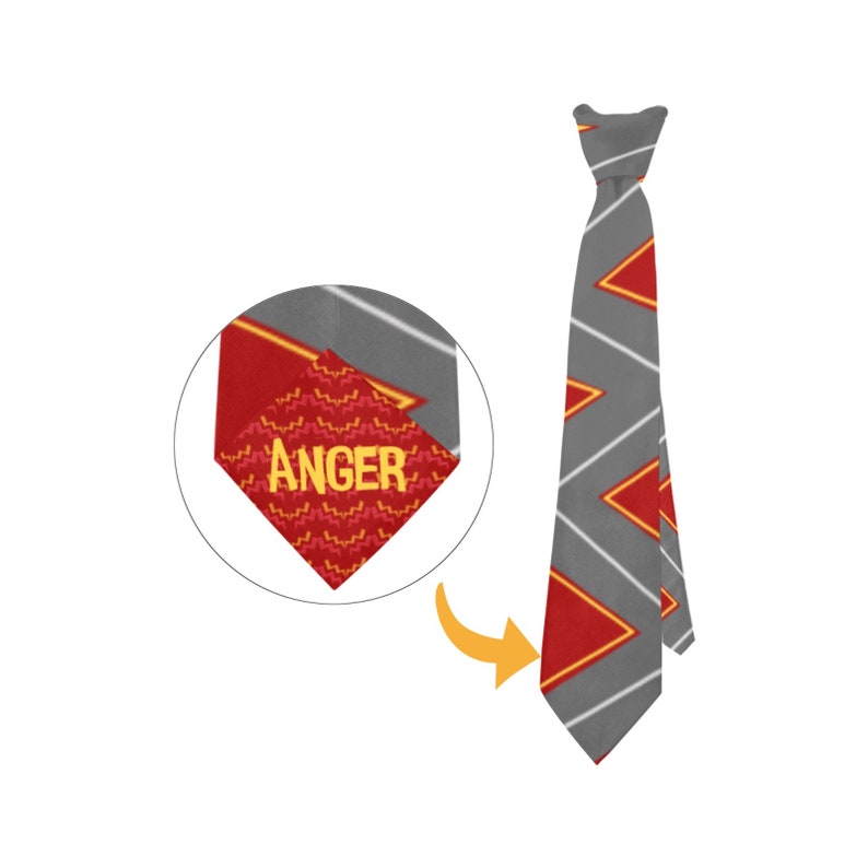 Anger Tie - Inside Out Cosplay - Disney Costume - Disney Bounding ...