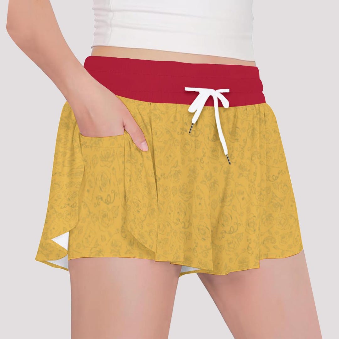 Belle- Run Disney - Disney Bounding -girls' Sports Butterfly Shorts ...