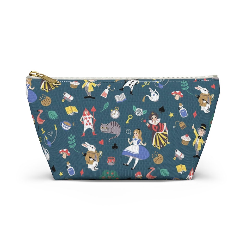 Alice in Wonderland - Alice Pouch - Wonderland -zipper Accessory Pouch ...