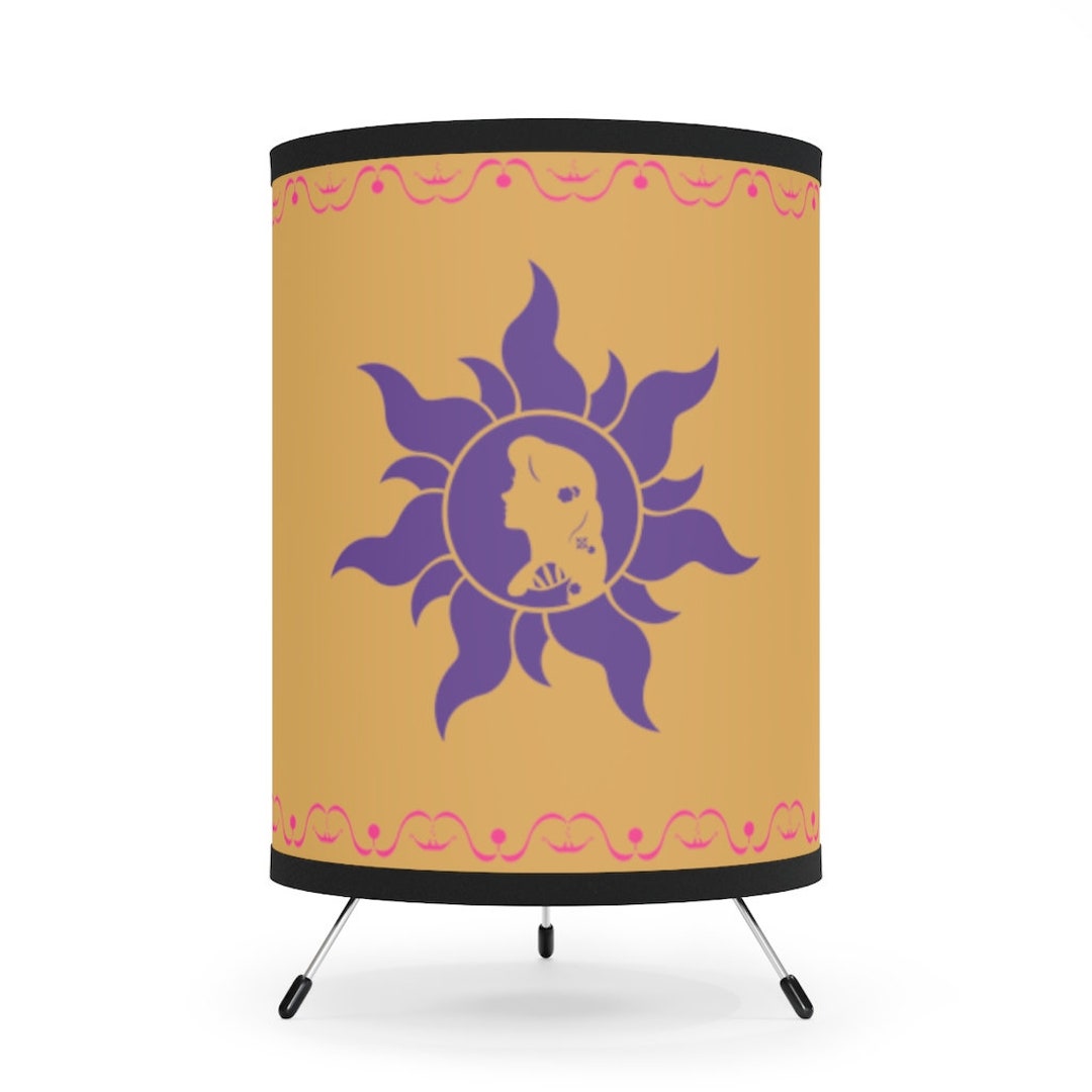 Tangled Inspired Lantern , Rapunzel Lantern Inspired, Tripod Lamp With ...