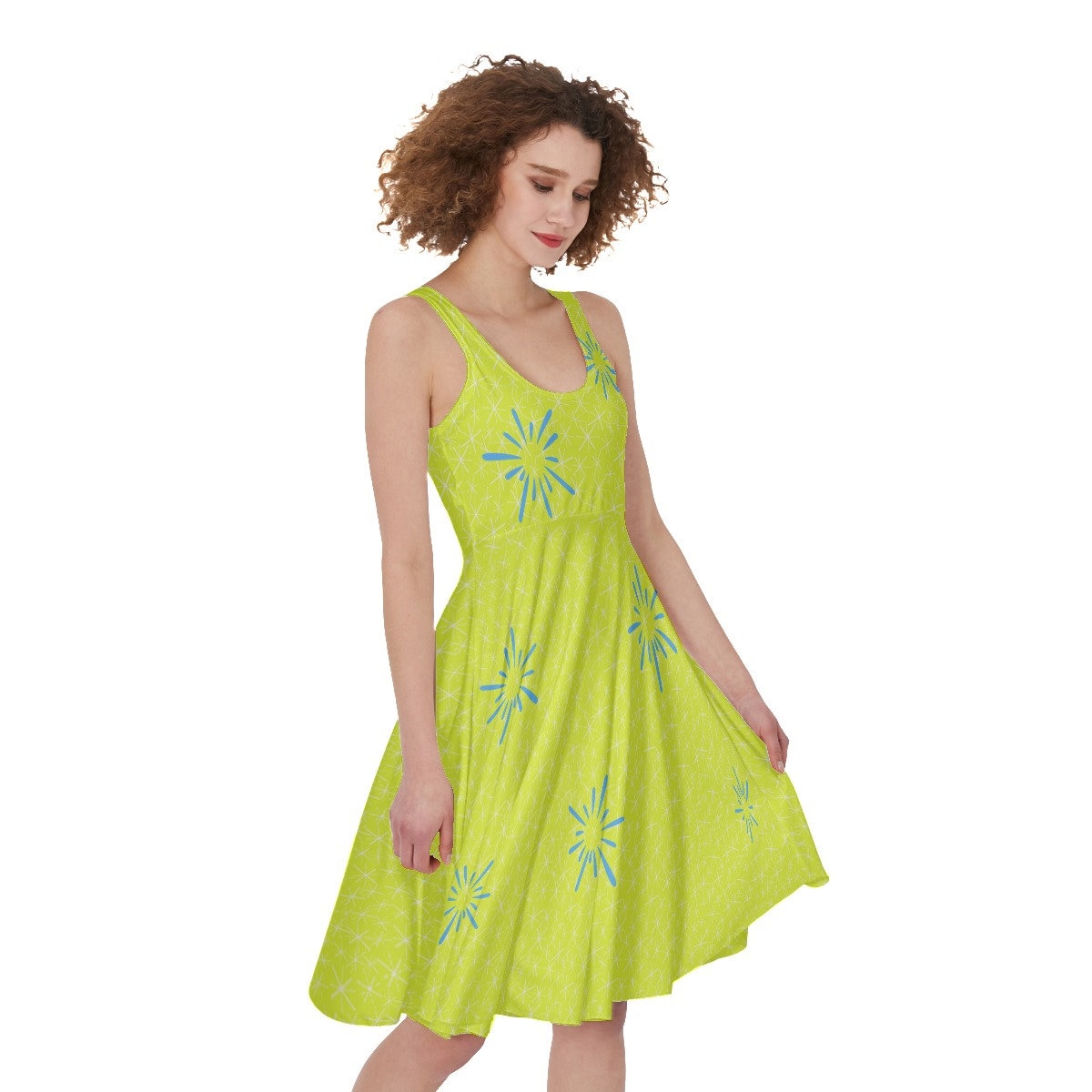 Joy - Inside Out - Disney Bounding - Cosplay - Women's Midi Dress With ...
