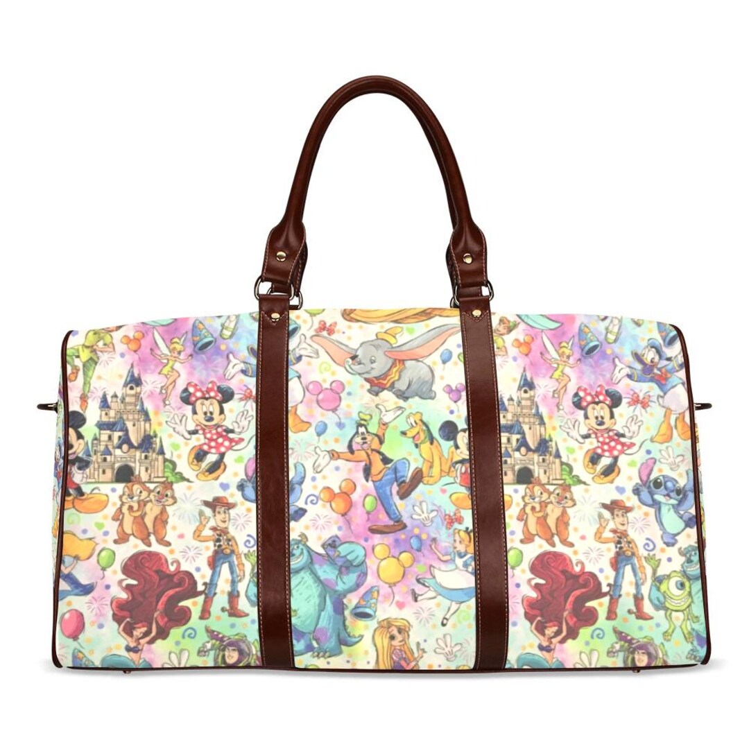 Rainbow Disney Character Collage - Disney Trip Bag - Disney Parks ...
