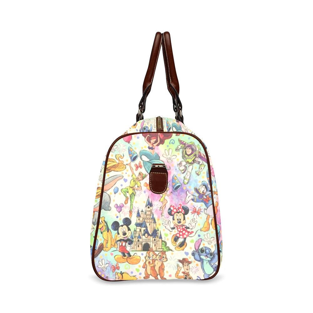 Rainbow Disney Character Collage - Disney Trip Bag - Disney Parks ...