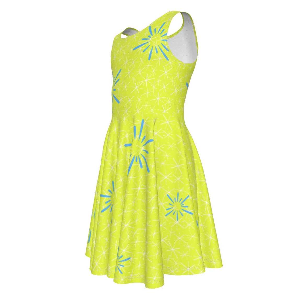 Joy - Inside Out - Disney Bounding - Pixar - Kid's Sleeveless Dress - Etsy