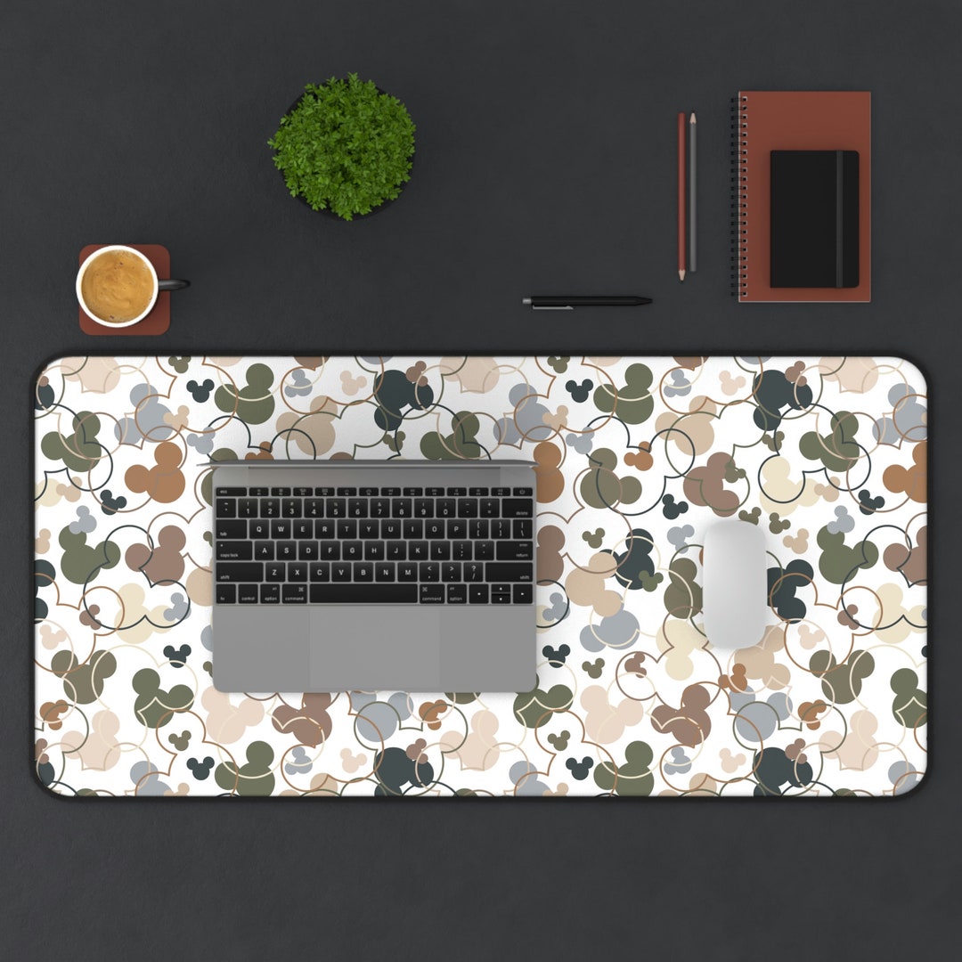 Mickey Confetti Neutral - Disney Home - Office Décor - Desk Mat - Etsy