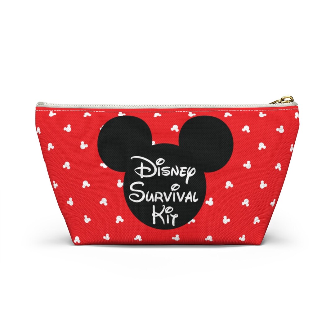 Disney Survival Kit Disney Trip Bag Mickey Mouse Pouch Disney Zipper ...