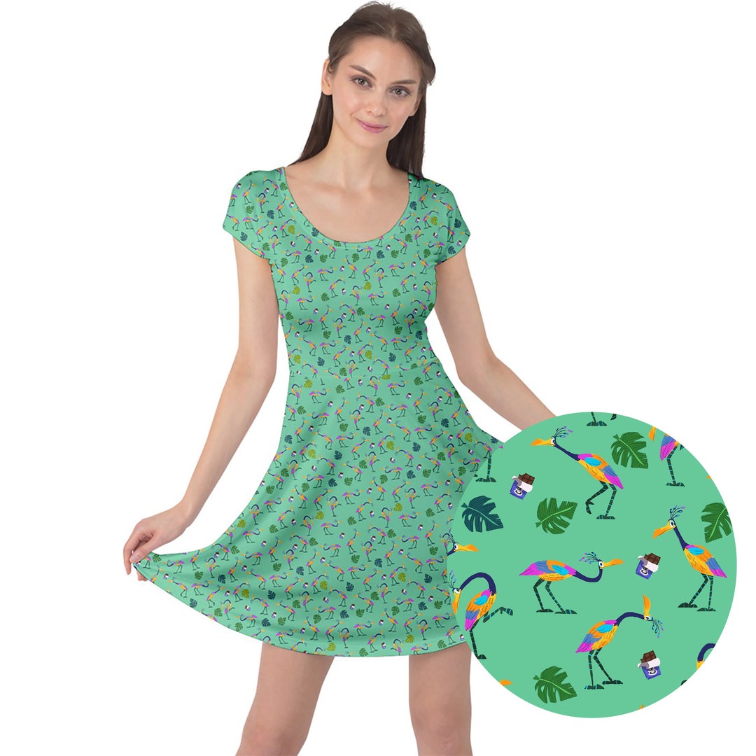 Kevin From UP Dress Disney Bounding Dapper Days Women's Cap Sleeve ...