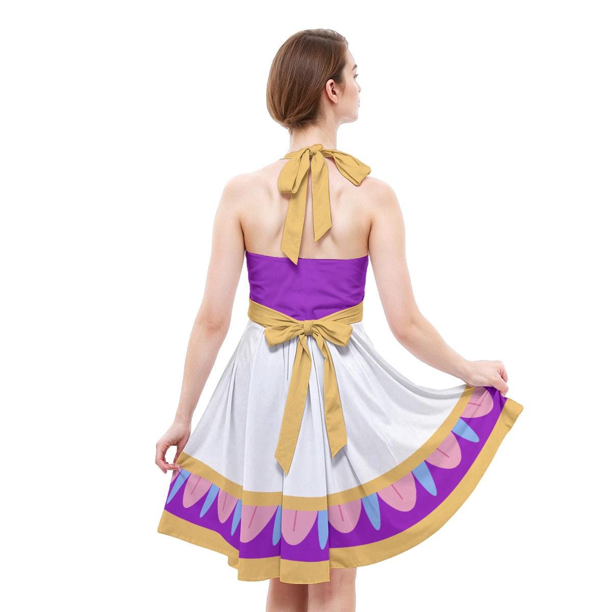 Mrs. Potts Halter Dress - Disney Bounding - Halloween - Costume ...