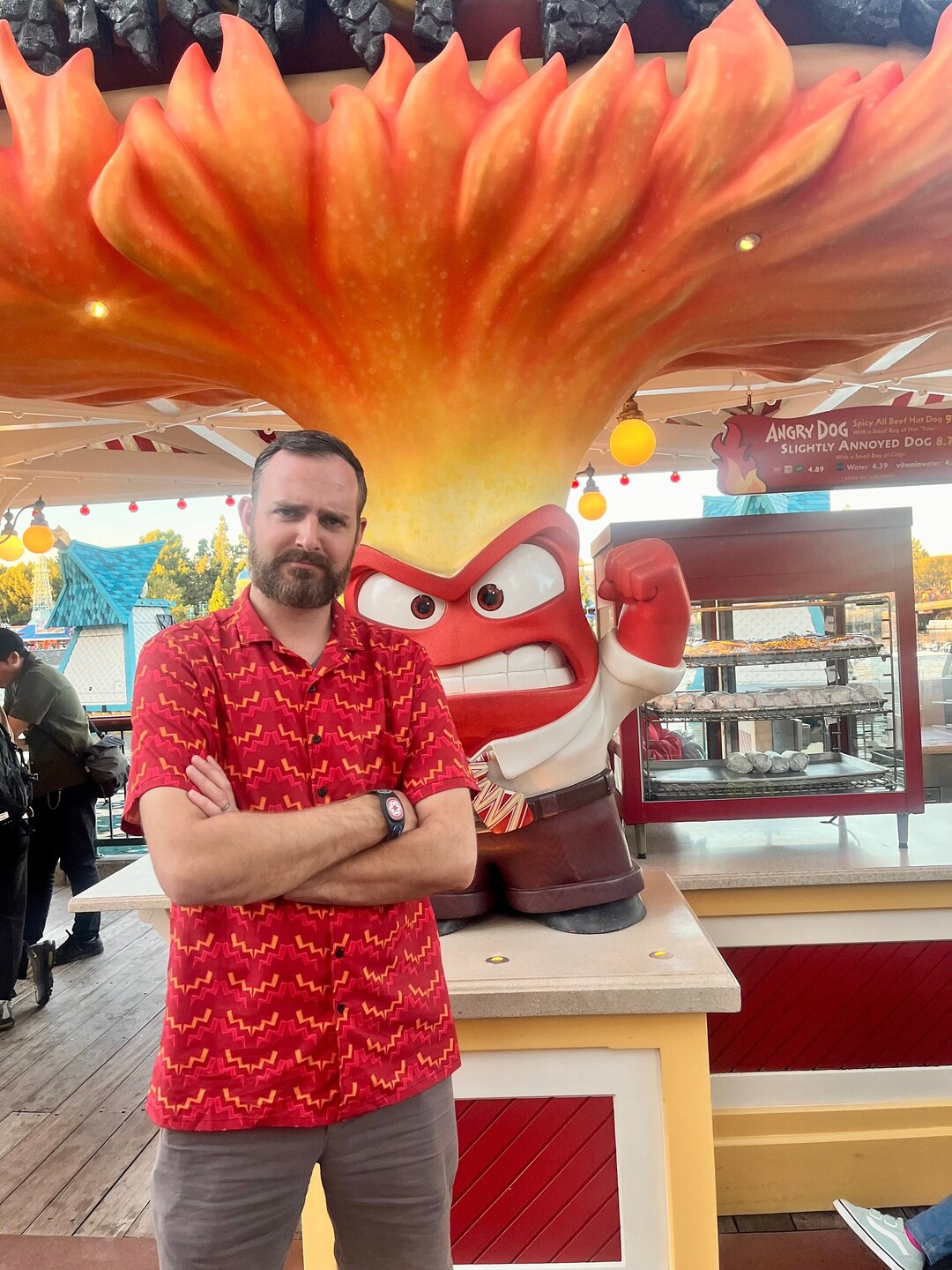 Anger - Inside Out - Pixar - Disney Bounding - Men's Hawaiian Shirt ...